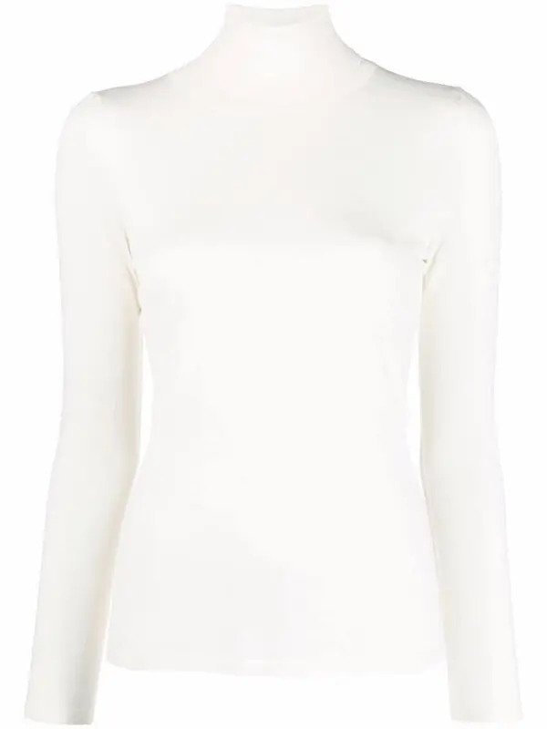 LISKA Fine-knit Roll-neck Jumper - Neutrals
