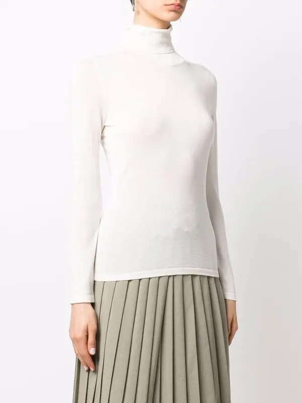 LISKA Fine-knit Roll-neck Jumper