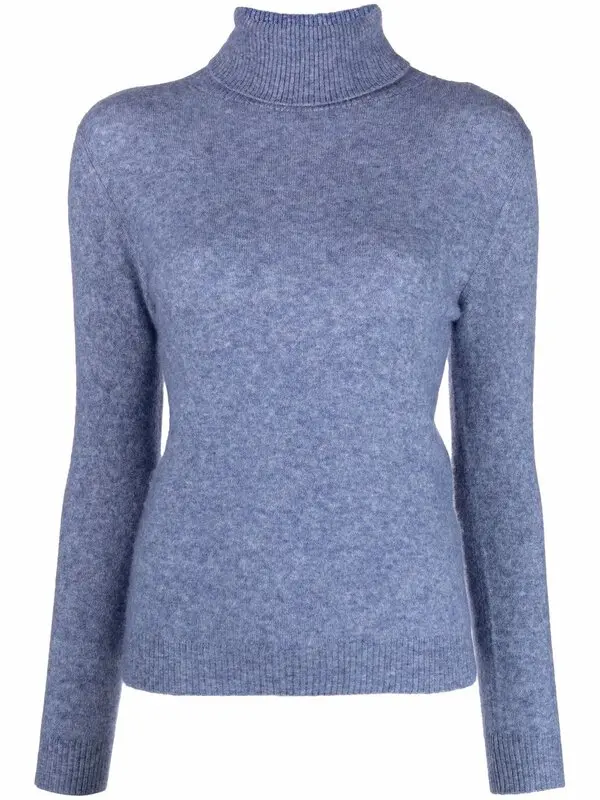 LISKA Cashmere-silk Roll-neck Sweater