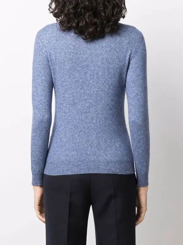 LISKA Cashmere-silk Roll-neck Sweater
