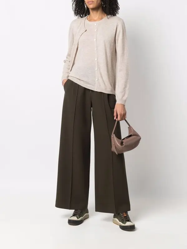 LISKA Double-layer Merino-cashmere Cardigan