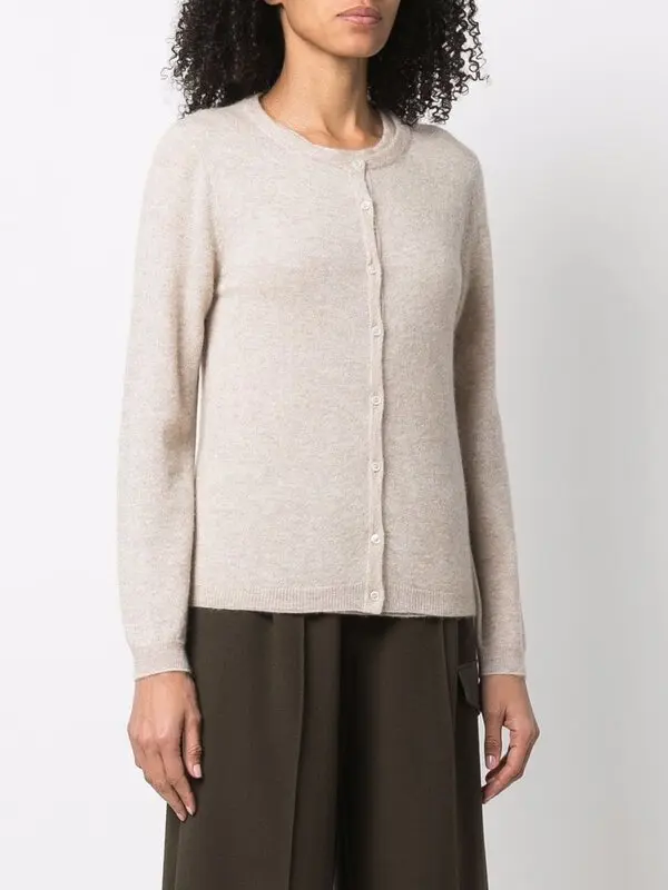 LISKA Double-layer Merino-cashmere Cardigan
