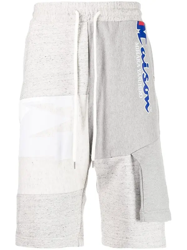 Mihara Yasuhiro Reconstructed Panelled Shorts