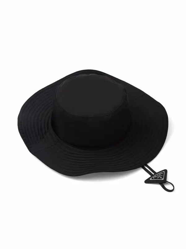 Prada Re-nylon Wide Brim Hat