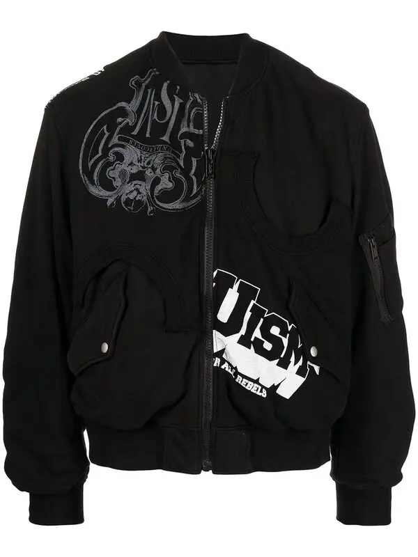 UNDERCOVERISM Reversible Logo-print Bomber Jacket