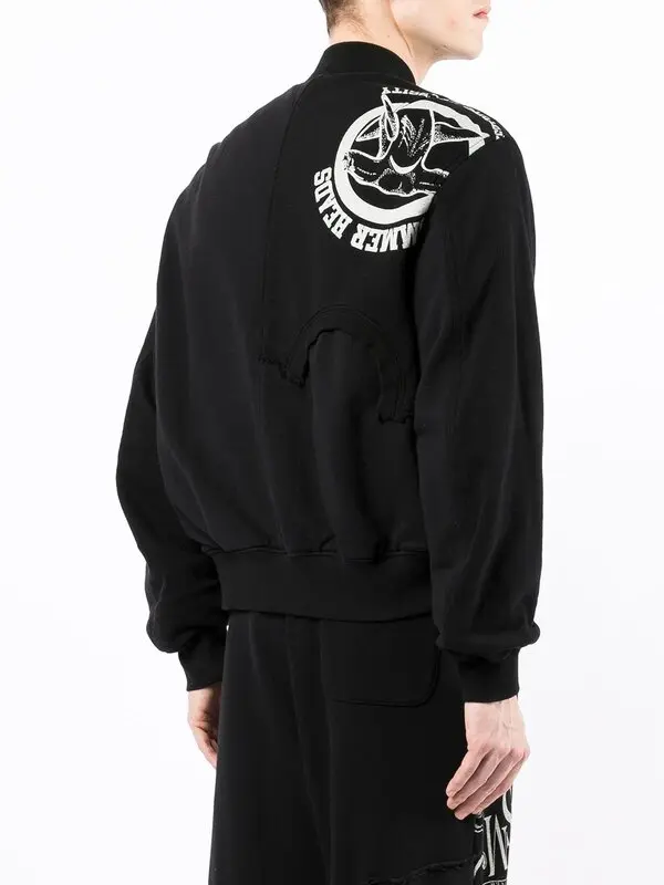 UNDERCOVERISM Reversible Logo-print Bomber Jacket