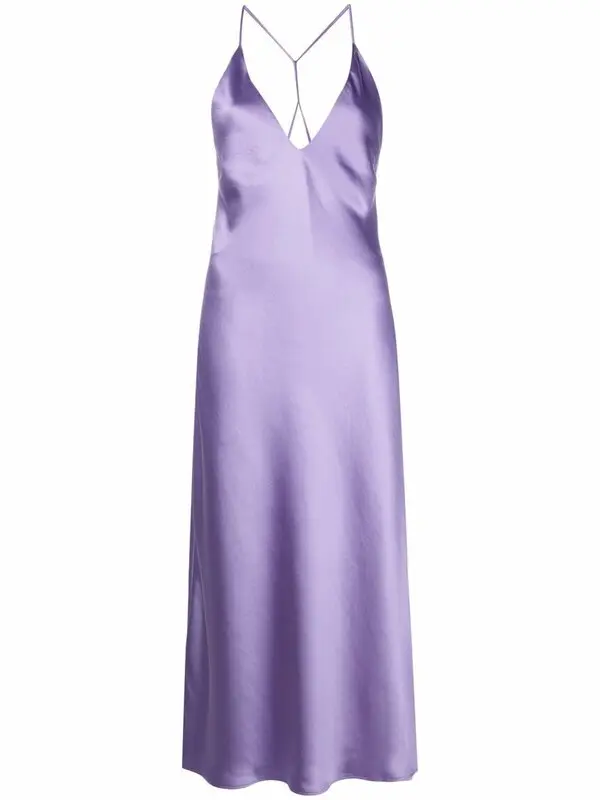 BLANCA VITA V-neck Strappy Dress