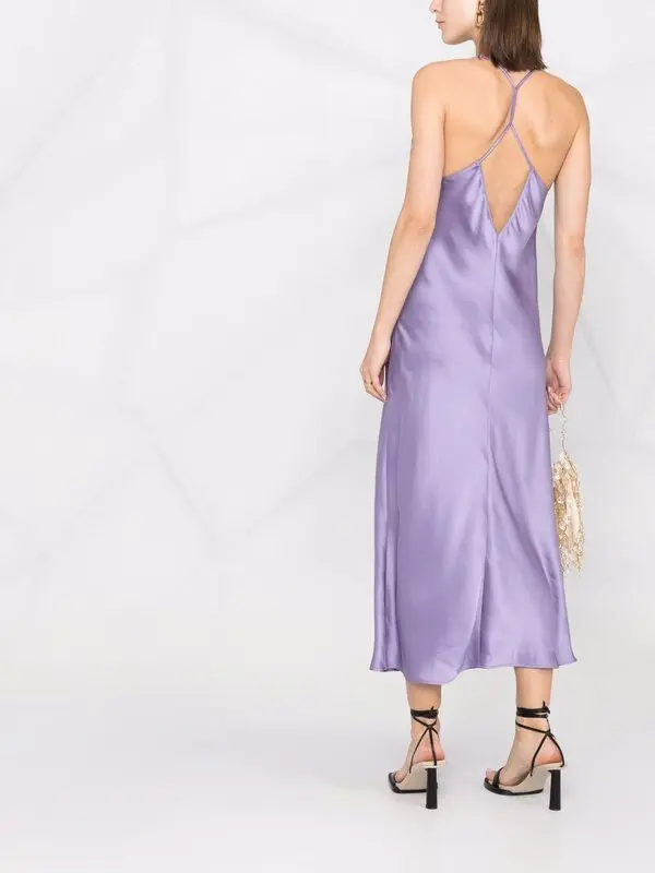 BLANCA VITA V-neck Strappy Dress