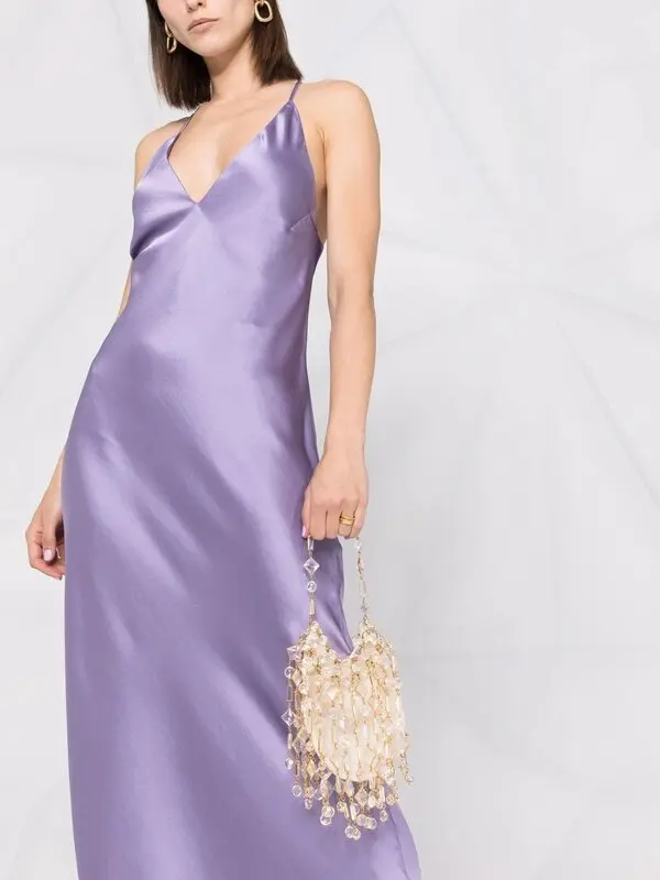 BLANCA VITA V-neck Strappy Dress