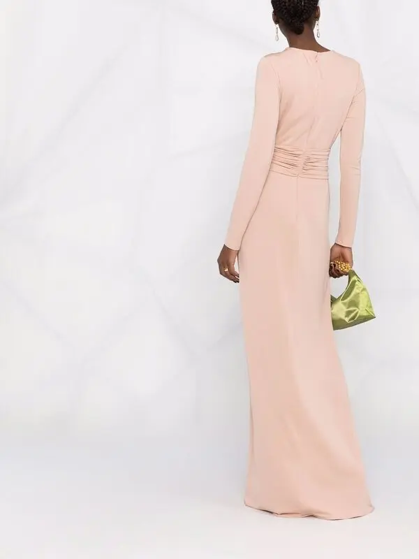 Alberta Ferretti Cut-out Floor-length Gown
