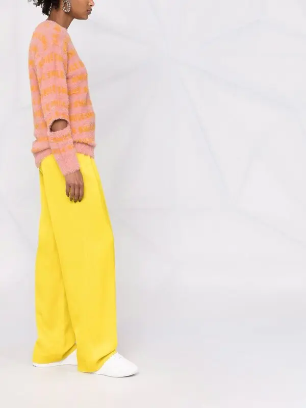 Stella McCartney Fluffy Words Long-sleeved Jumper