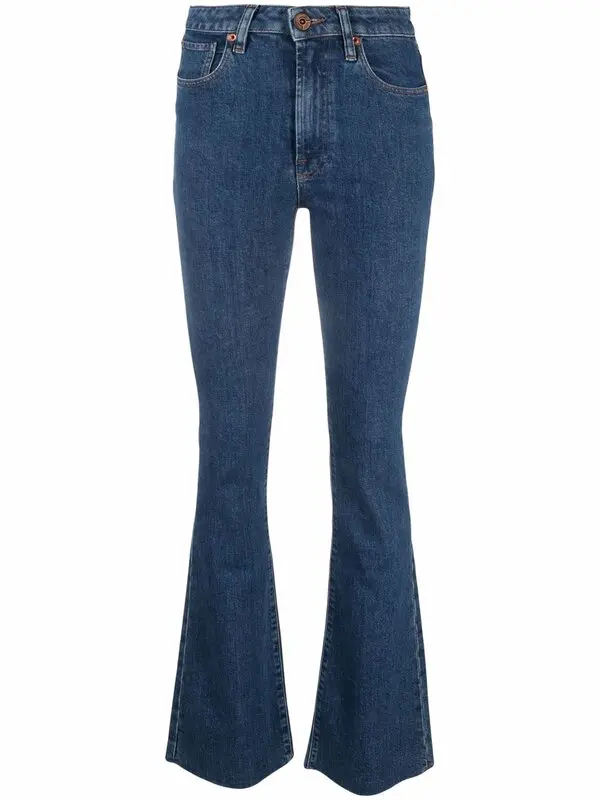 3x1 Farrah Mid-rise Flared Jeans
