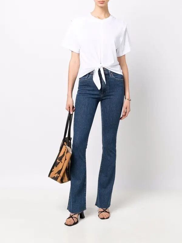 3x1 Farrah Mid-rise Flared Jeans
