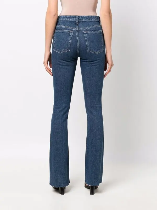 3x1 Farrah Mid-rise Flared Jeans