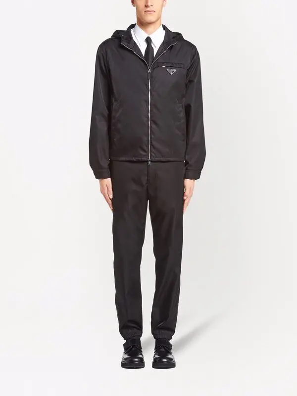 Prada Re-nylon Hooded Blouson Jacket