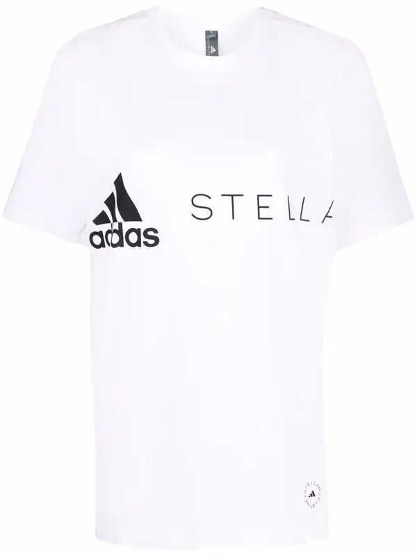 Adidas By Stella McCartney Logo-print T-shirt - White
