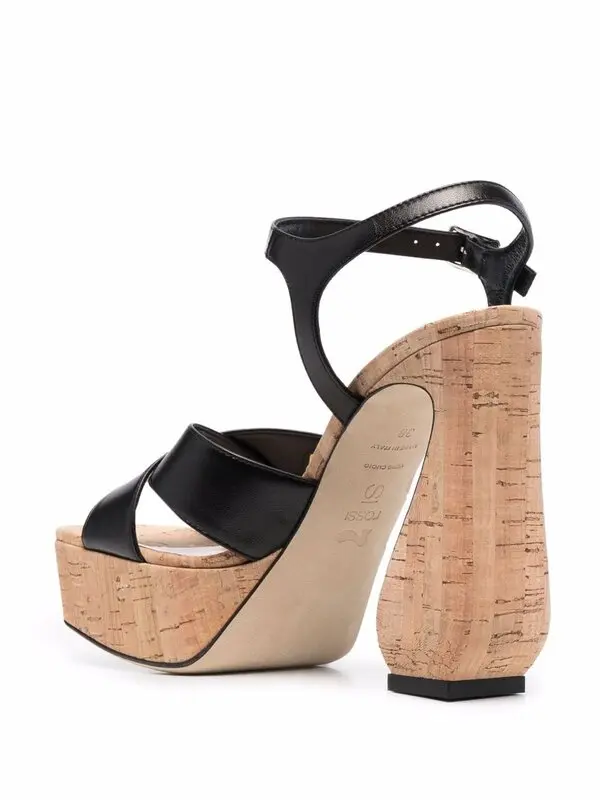 SERGIO ROSSI 90mm Sculptured-heel Platform Sandals