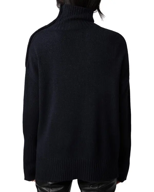 Zadig&Voltaire Star Button Sweater - Encre