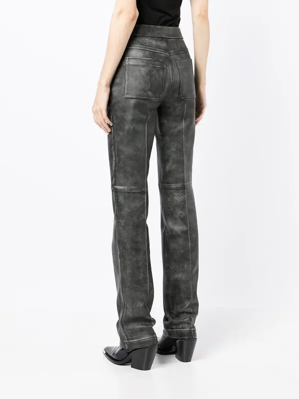 Alexander Wang Washed Leather Trousers