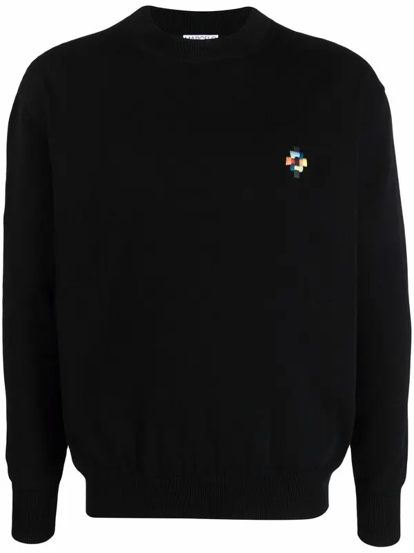 COUNTY OF MILAN Marcelo Burlon Logo-embroidered Jumper