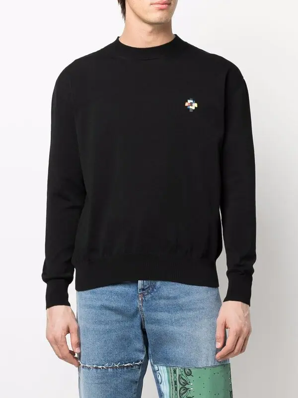 COUNTY OF MILAN Marcelo Burlon Logo-embroidered Jumper