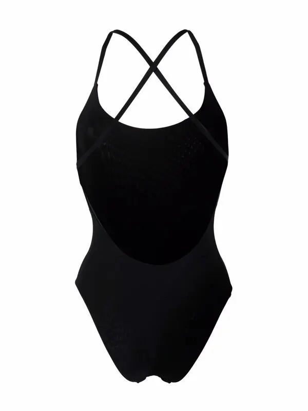LIDO Criss-cross Back Swimsuit - Black