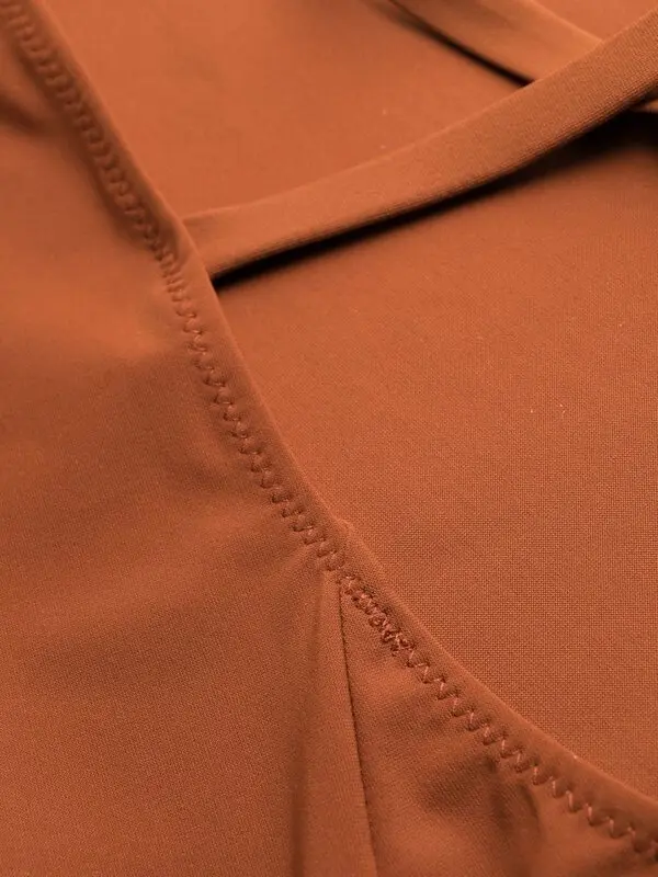 LIDO Strap Detail One Piece Swimsuit - Brown