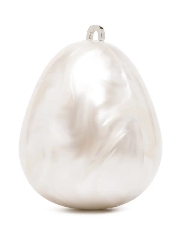 Simone Rocha Micro Egg Shoulder Bag - White