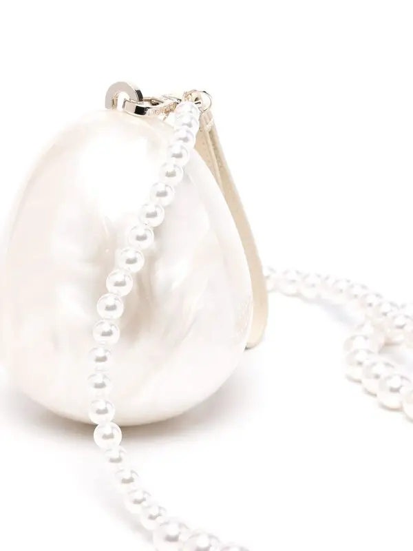 Simone Rocha Micro Egg Shoulder Bag - White