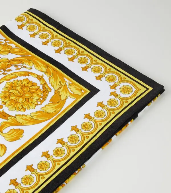 Versace Medusa Logo Bath Towel