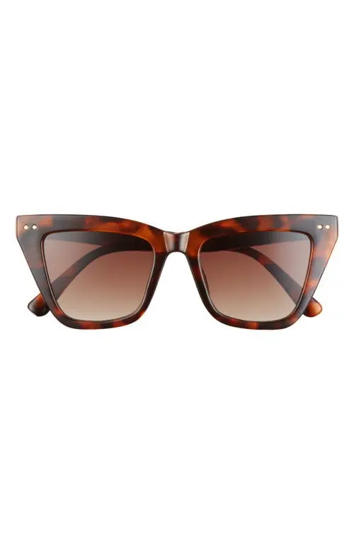 Bp. 50mm Cat Eye Sunglasses - Brown Tort