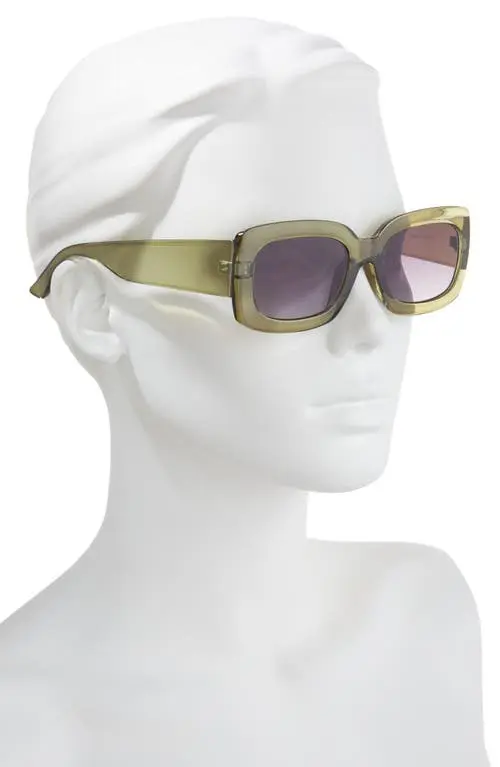 Bp. Rectangle Sunglasses - Clear Green
