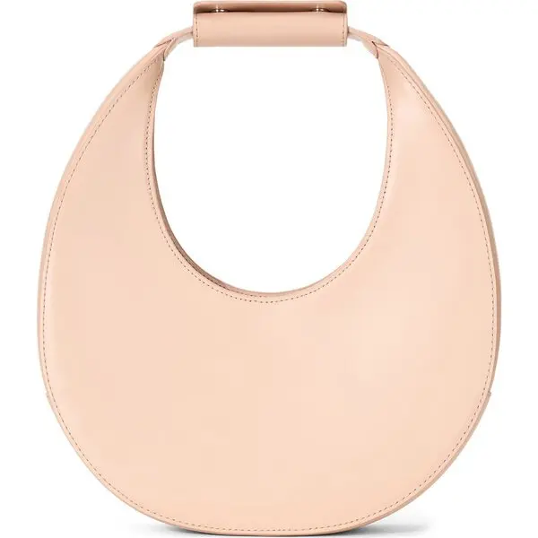Staud Leather Moon Bag - Blush