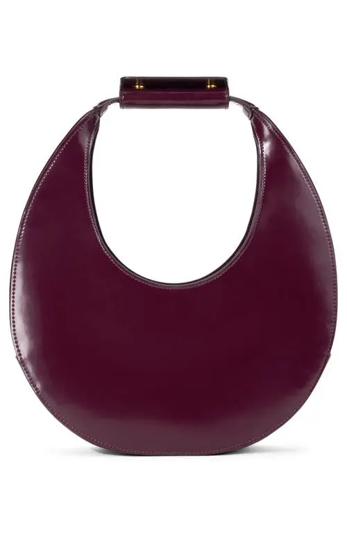 Staud Leather Moon Bag - Syrah