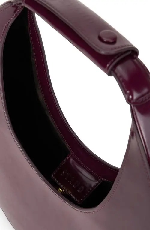 Staud Leather Moon Bag - Syrah