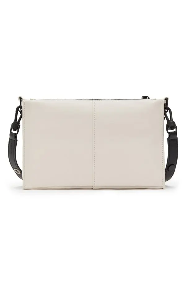 ALLSAINTS Eve Leather Crossbody Bag - Salt Lake White