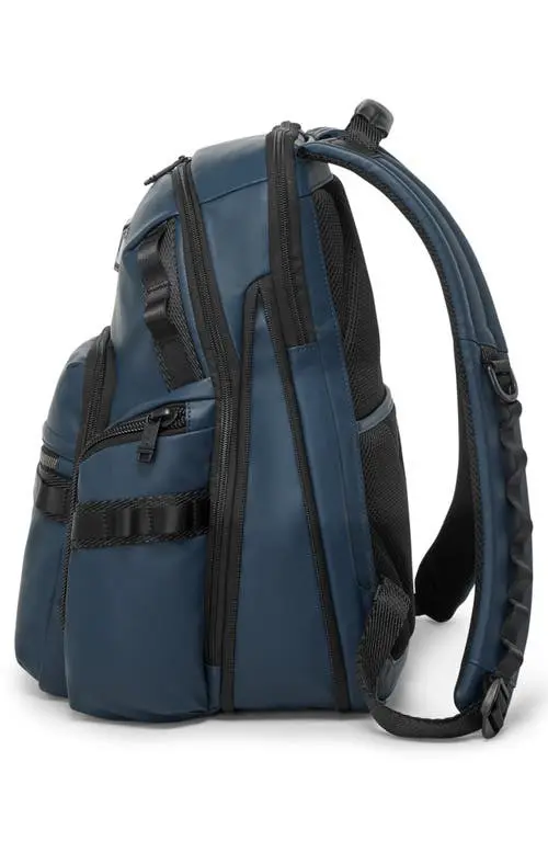 Tumi Alpha Bravo Navigation Backpack - Navy Coated Canvas