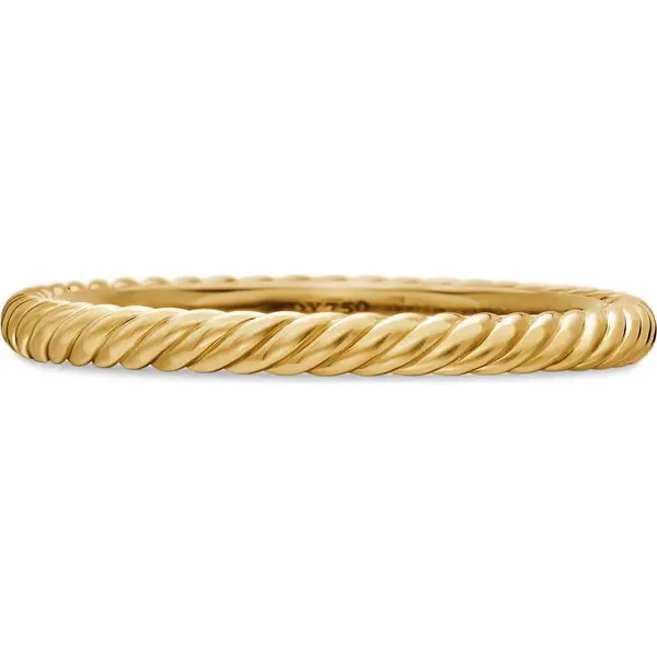 David Yurman Cable Band Ring - Gold
