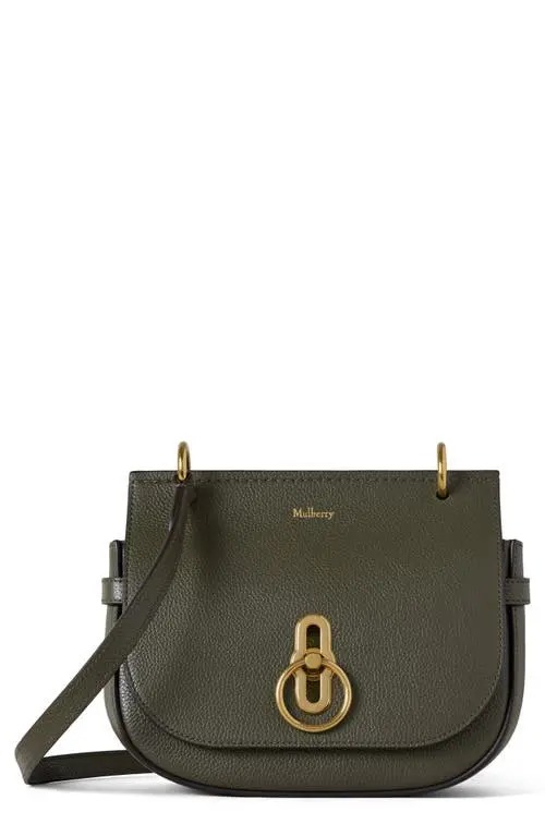 Mulberry Small Amberley Leather Satchel - Juniper Green