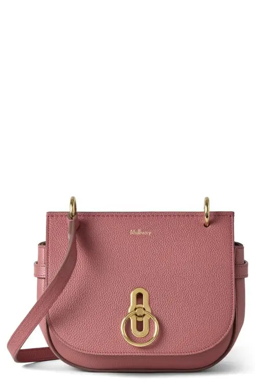 Mulberry Small Amberley Leather Satchel - Pink Scrumpy
