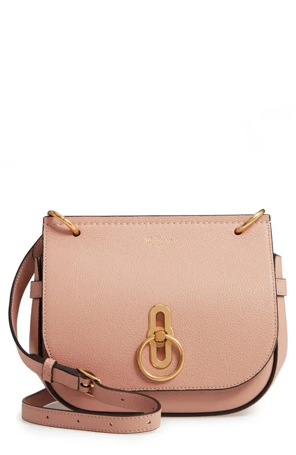 Mulberry Small Amberley Leather Satchel - Rosewater