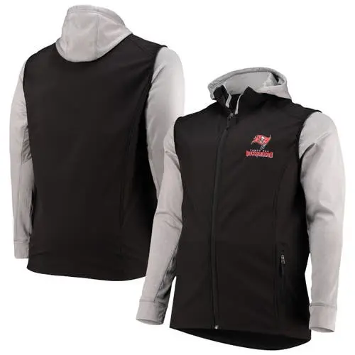 DUNBROOKE Tampa Bay Buccaneers Alpha Full-zip Hoodie Jacket - Black