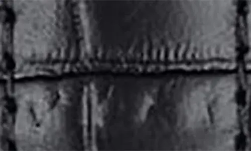 TISSOT 22mm Croc Embossed Leather Watch Strap