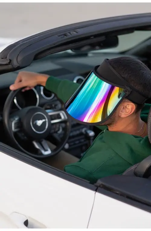 BLUESTONE SUNSHIELDS Full Lux Visor - Rainbow