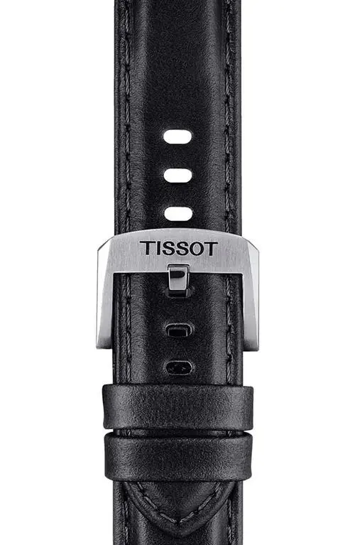 TISSOT 20mm Leather Strap Watch