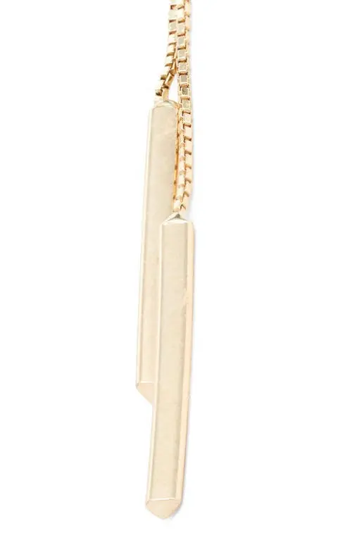 Bony Levy 14k Gold Double Bar Drop Earrings