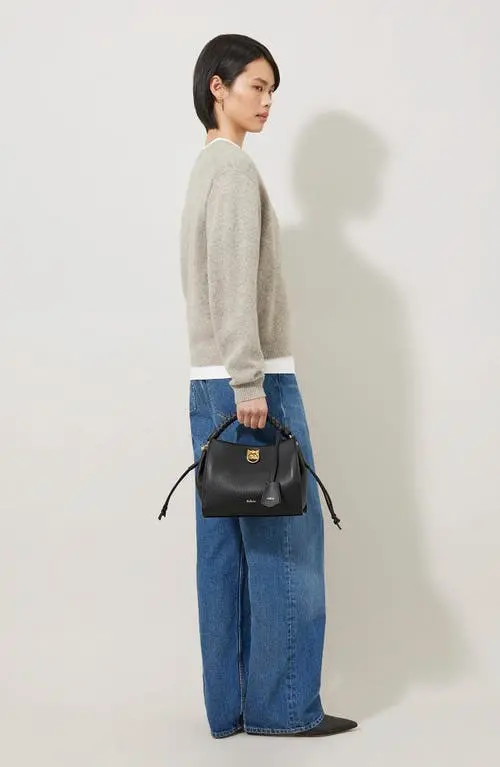 Mulberry Small Iris Top Handle Bag - Black