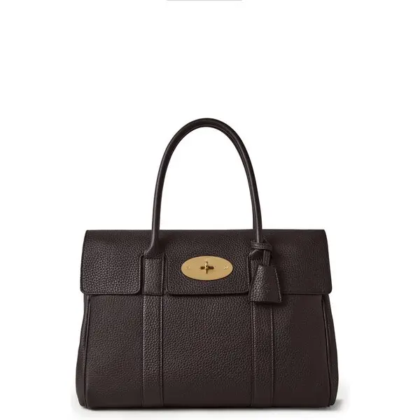 Mulberry Bayswater Leather Satchel - Ebony