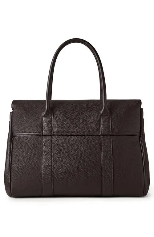 Mulberry Bayswater Leather Satchel - Ebony