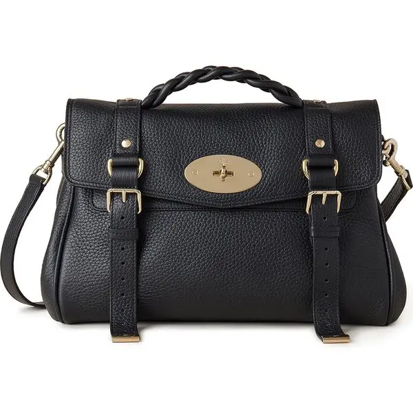 Mulberry Alexa Leather Satchel - Black